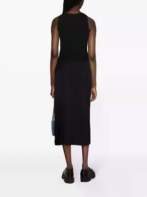 GOLDEN GOOSE A-line Virgin Wool Midi Skirt