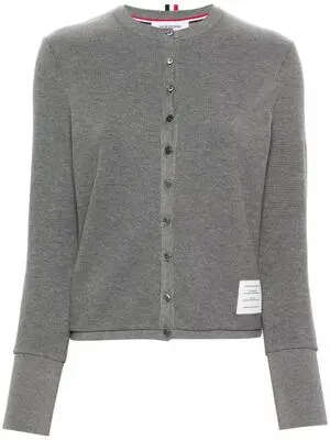 Thom Browne 4-bar Cotton Cardigan