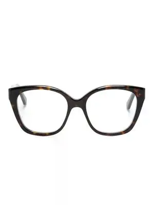 Chloé Tortoiseshell Square-frame Glasses - Brown