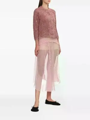 Simone Rocha Tinsel-knit Cardigan