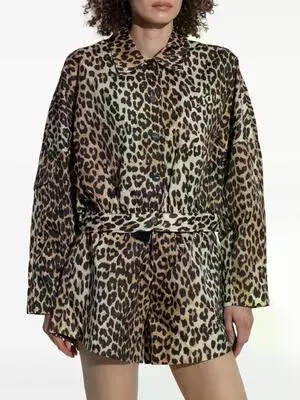 GANNI Leopard-print Jacket