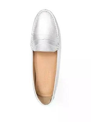 SCAROSSO Ashley Leather Penny Loafers