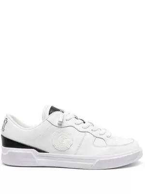 Just Cavalli Logo-patch Leather Sneakers