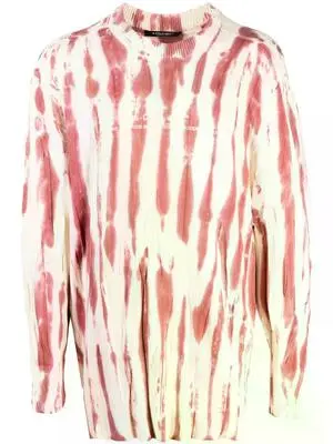 A-COLD-WALL* Tie-dye Logo-print Jumper - Pink