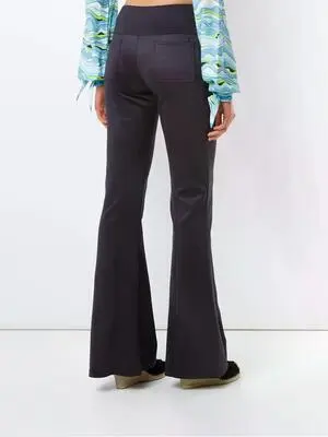AMIR SLAMA Panelled Flared Trousers