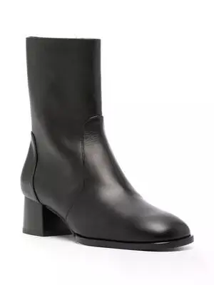 STUART WEITZMAN Nola Leather Ankle Boots