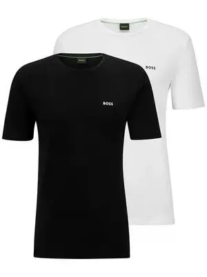 BOSS Logo-print Cotton T-shirts