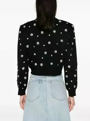 ROTATE BY BIRGER CHRISTENSEN Sequin And Crystal Embellished Jumper