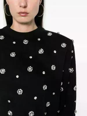 ROTATE BY BIRGER CHRISTENSEN Sequin And Crystal Embellished Jumper