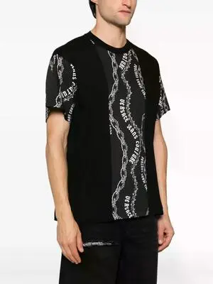 Versace Chain Couture Cotton T-shirt