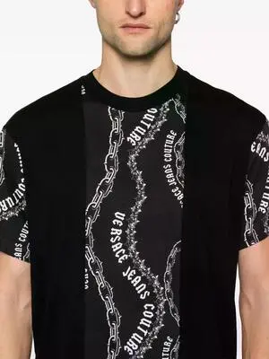 Versace Chain Couture Cotton T-shirt