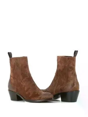 Sartore Suede Cowboy Boots