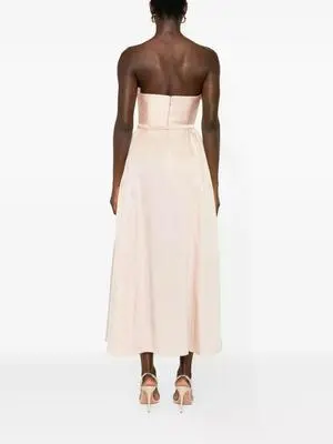Roland Mouret Ruffle Midi Dress - Pink