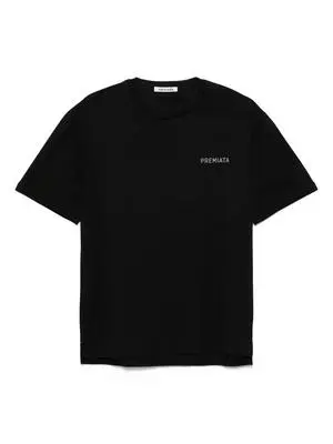 Premiata Contrasting-detail Side-slits T-shirt