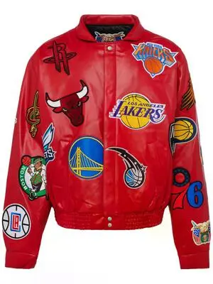 JEFF HAMILTON Nba Collage Jacket - Red