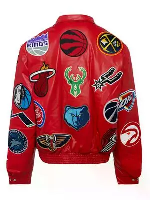JEFF HAMILTON Nba Collage Jacket - Red