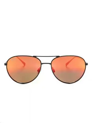 Maui Jim Walaka Pilot-frame Sunglasses - Black