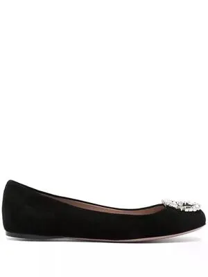 Gucci Interlocking-g Ballet Flats - Black