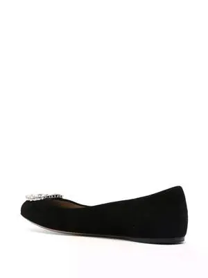 Gucci Interlocking-g Ballet Flats - Black