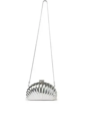Simkhai Monet Shell-motif Clutch Bag - Silver