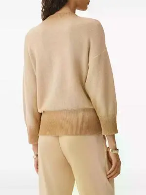 Fabiana Filippi Gradient Sequin Embellished Crew Neck Sweater