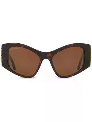 Balenciaga Dynasty Xl D-frame Sunglasses - Brown