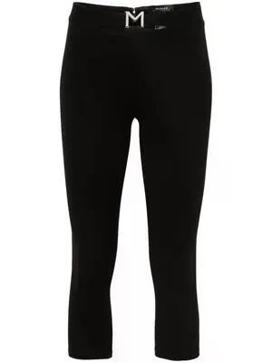 MUGLER Logo Plaque Knee-length Trousers