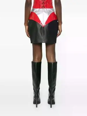 MITILIANE COUTURE Leather Mini Skirt