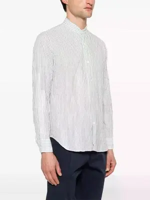 Eleventy Stripped Longsleeved Shirt