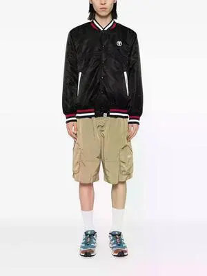 AAPE BY *A BATHING APE Logo-patch Bomber Jacket - Black