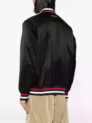 AAPE BY *A BATHING APE Logo-patch Bomber Jacket - Black