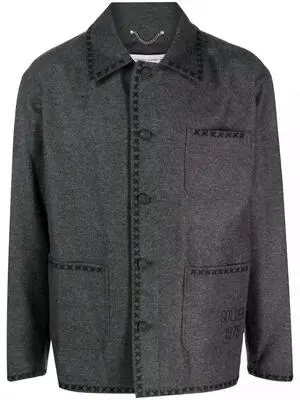 GOLDEN GOOSE Embroidered Wool Jacket