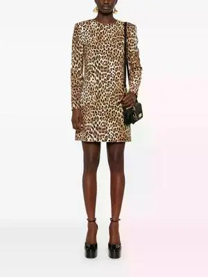 Moschino Leopard-print Mini Dress