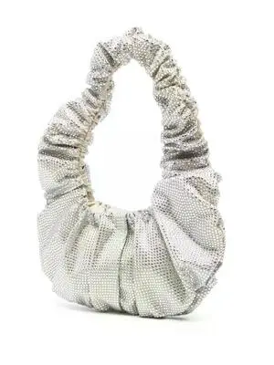 Giuseppe Di Morabito Crystal-embellished Ruched Tote Bag
