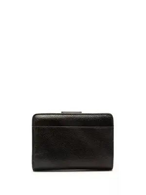 Michael Kors Logo Plaque Leather Purse