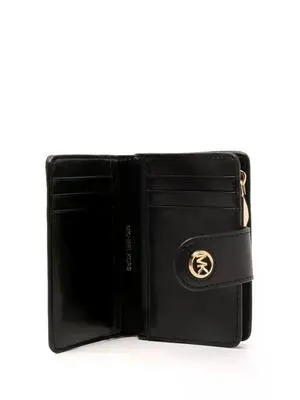 Michael Kors Logo Plaque Leather Purse