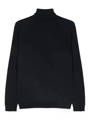 NUUR Roll-neck Merino Jumper - Blue