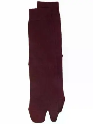 MAISON MARGIELA Tabi Knee-high Socks - Red