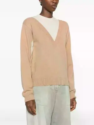 Rabanne Two-tone Layered Jumper