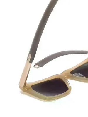 Dita Square-frame Sunglasses - Neutrals