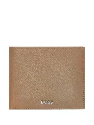 BOSS Leather Wallet - Neutrals