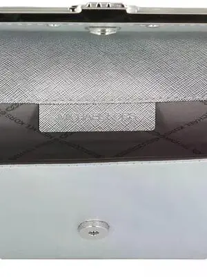 Michael Kors Mona Metallic Clutch Bag