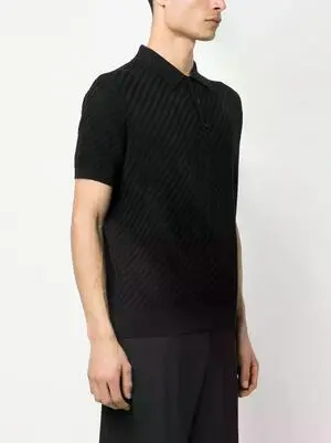 Brioni Waffle-knit Polo Shirt