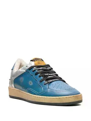 GOLDEN GOOSE Ball Star Ivory Sneakers - Blue