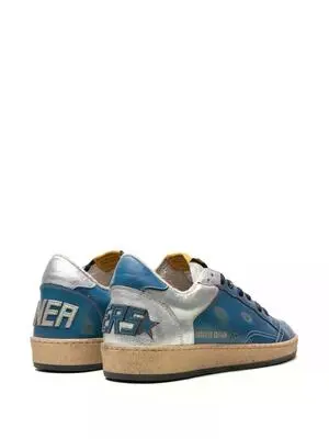 GOLDEN GOOSE Ball Star Ivory Sneakers - Blue