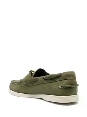 SEBAGO Suede Boat Shoes - Green