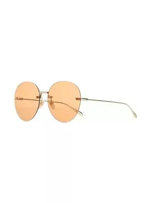 Gucci Round-frame Logo-charm Sunglasses