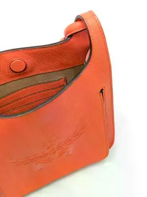 Mcm Mini Himmel Hobo Crossbody Bag - Orange