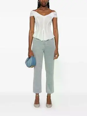 Fendi Logo-embossed Jeans