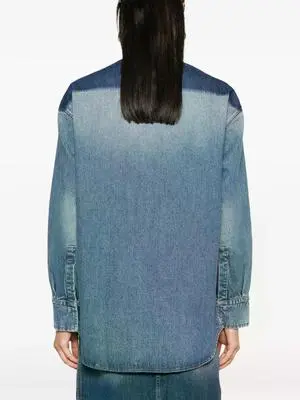 Victoria Beckham Classic-collar Denim Shirt